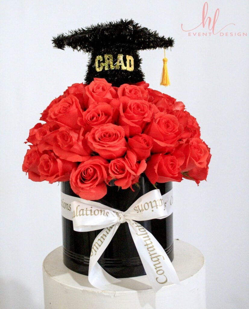Arreglo de rosas de graduación – HL Event-Design